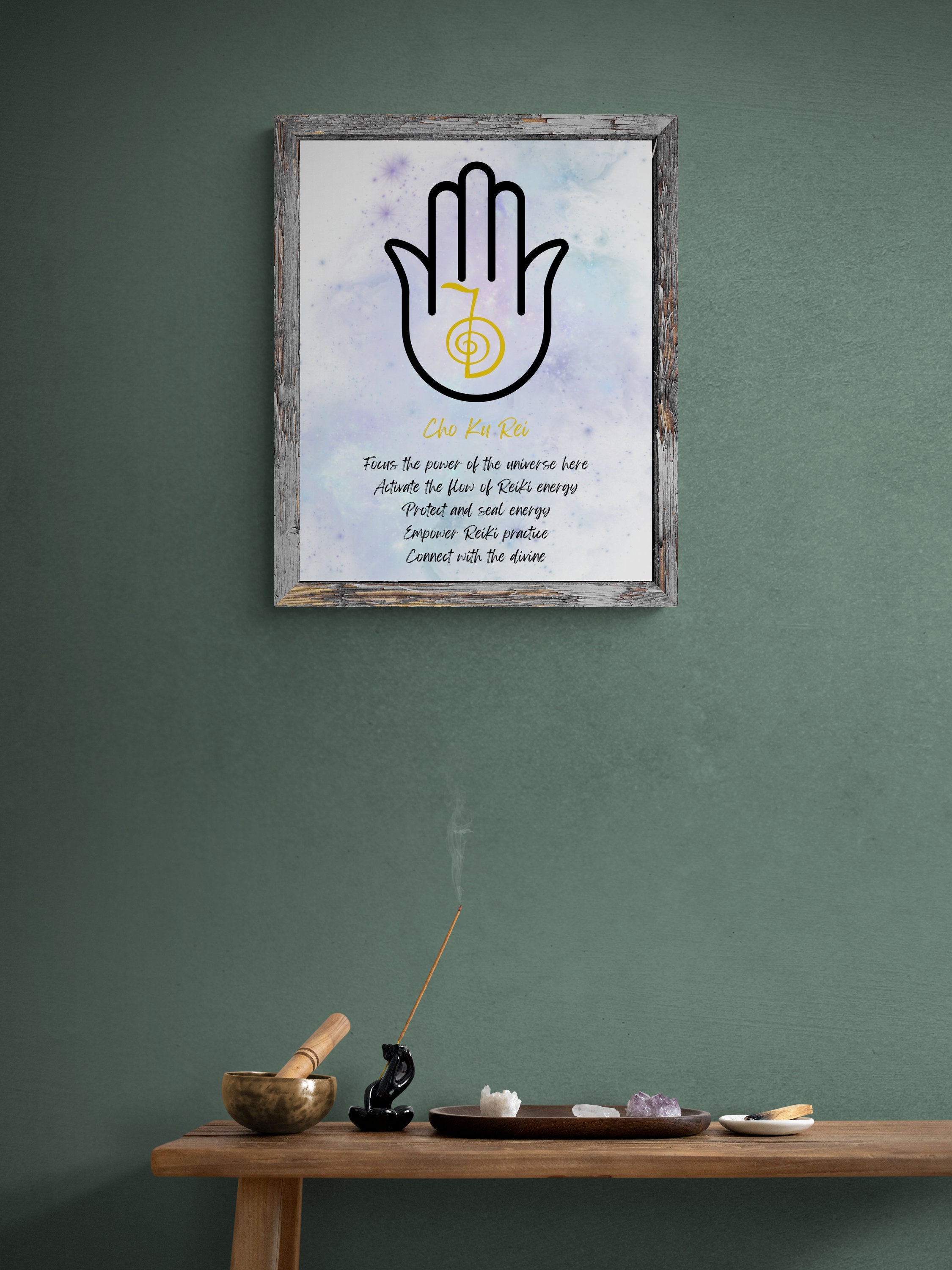 PRINTABLE Cho Ku Rei Reiki Symbol South Hemisphere Universe Energy ...
