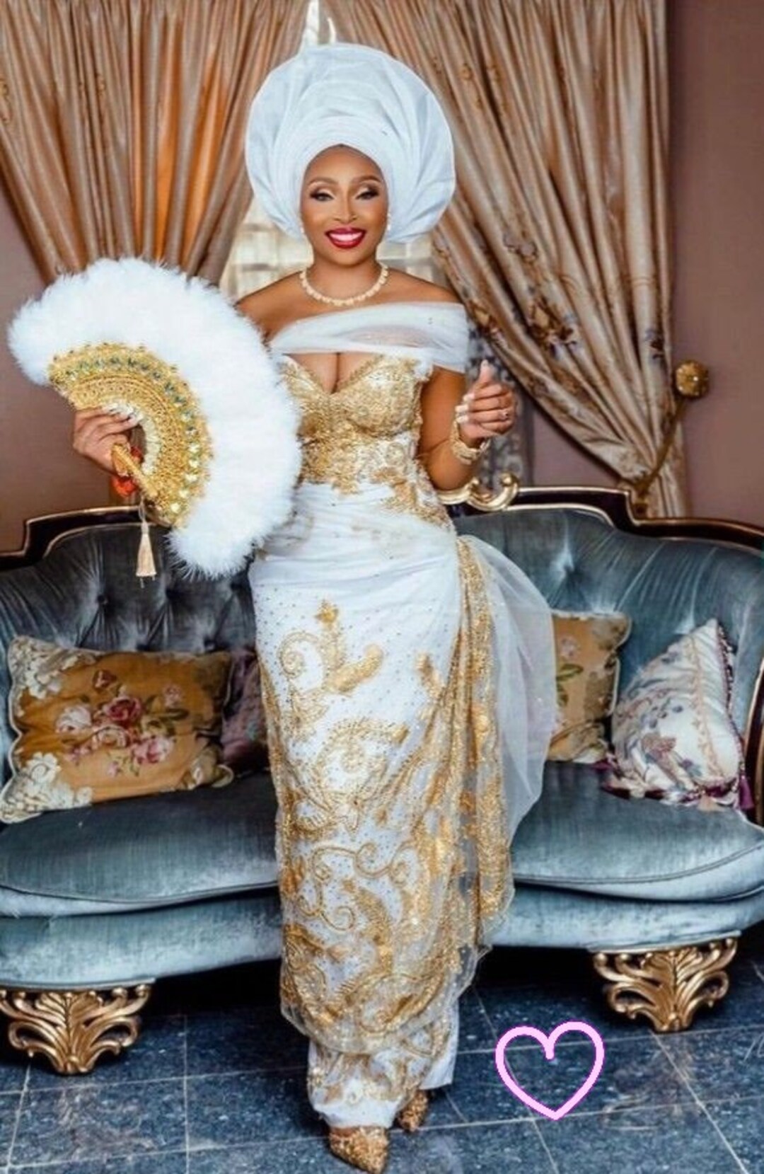 Nigerian Wedding Dress/george Dress/igbo Wedding Dress/african ...