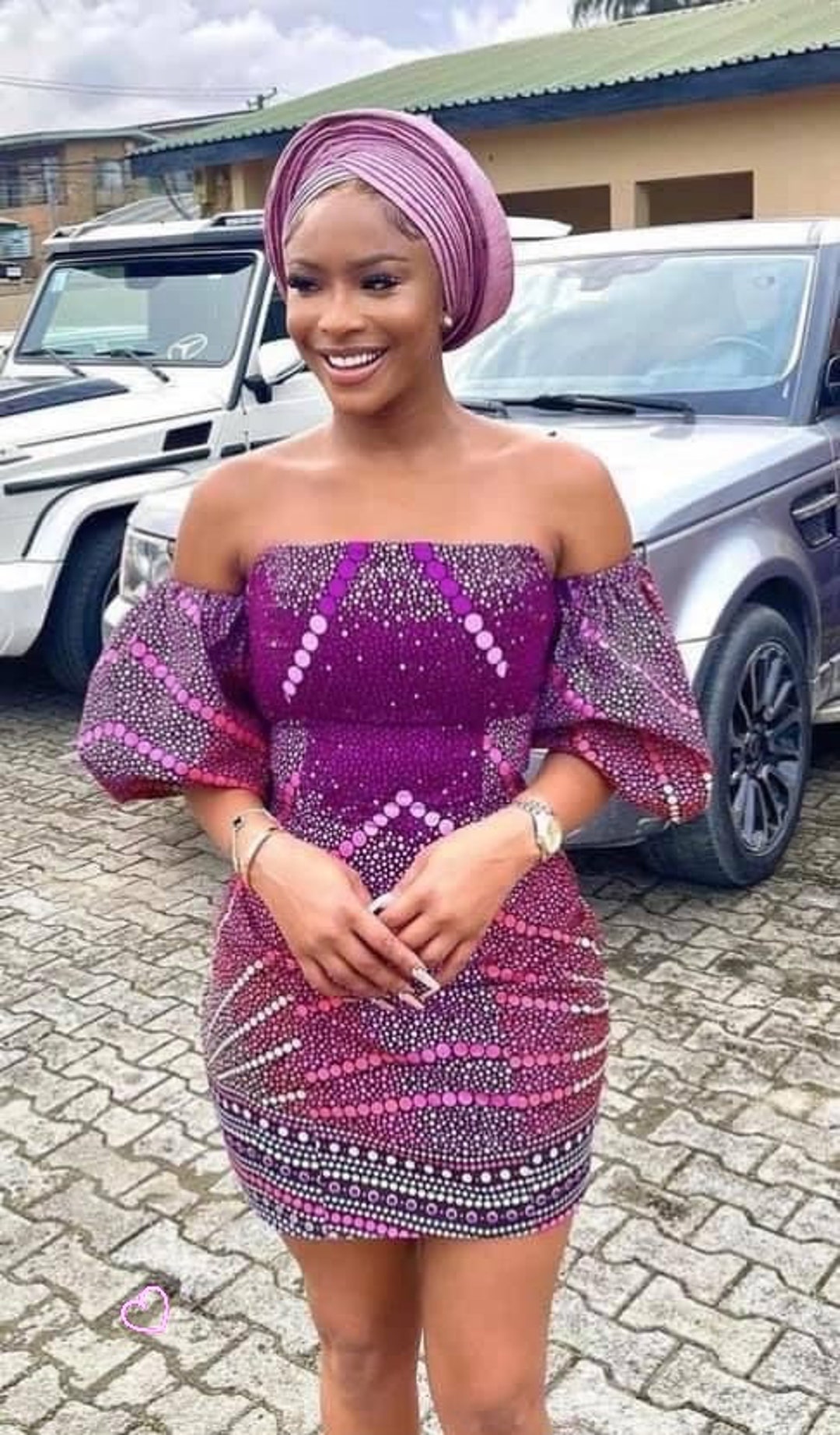 Autogele, Ready-to-wear Gele, Africa, Nigeria Blue Gele Headtie Hat ...