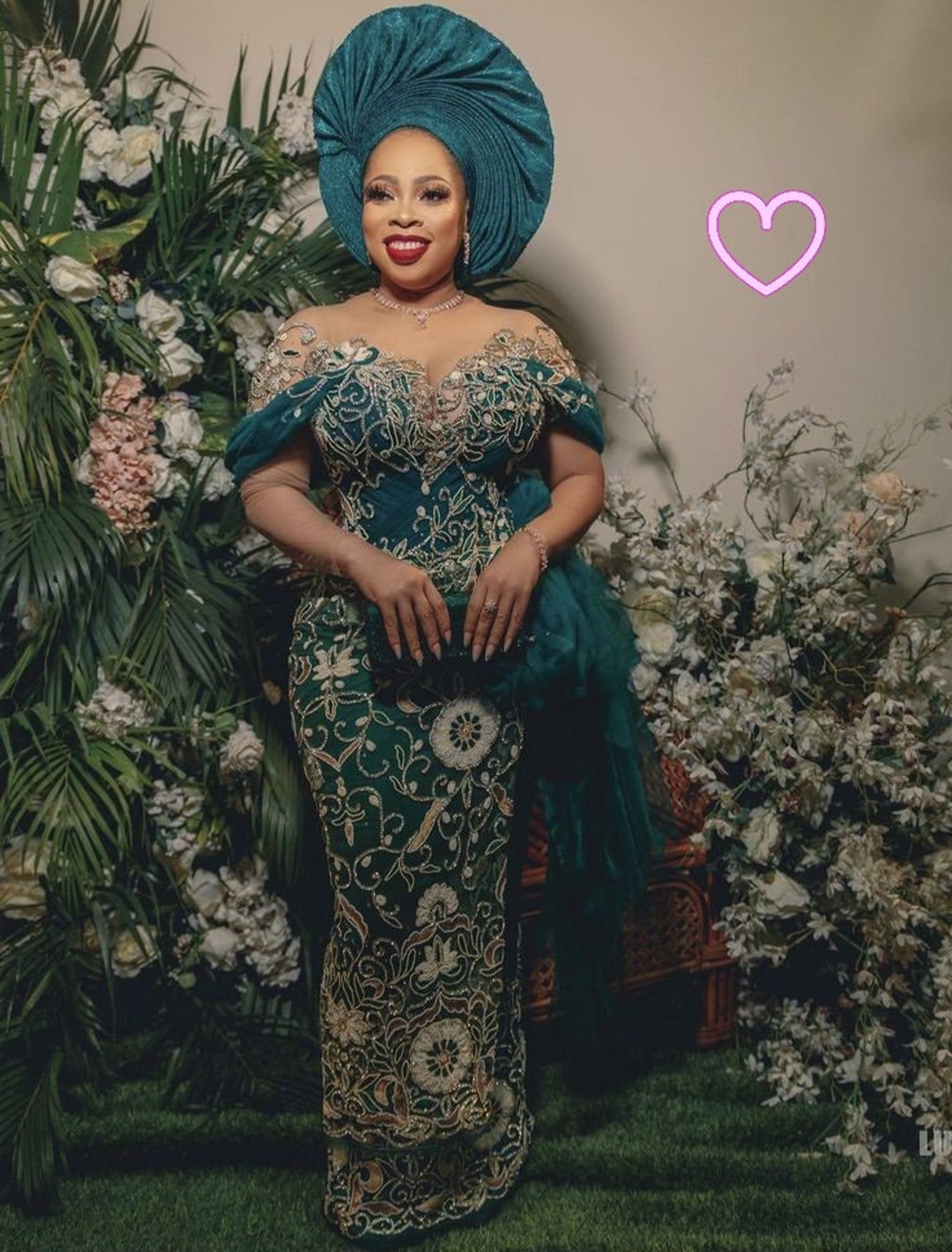 Nigerian Wedding Dress/george Dress/igbo Wedding Dress/african ...