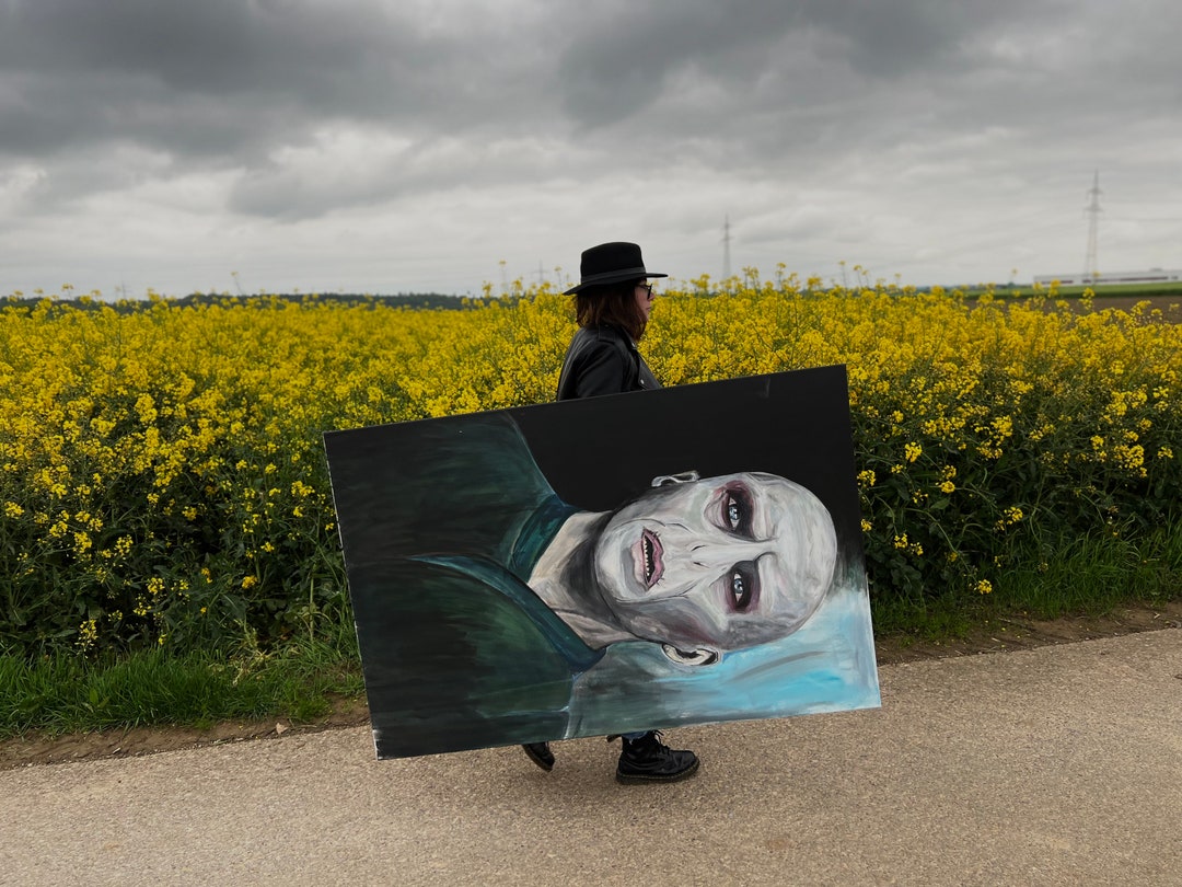 Avada Kadavra /lord Voldemort Painting /original Painting /harry Potter ...