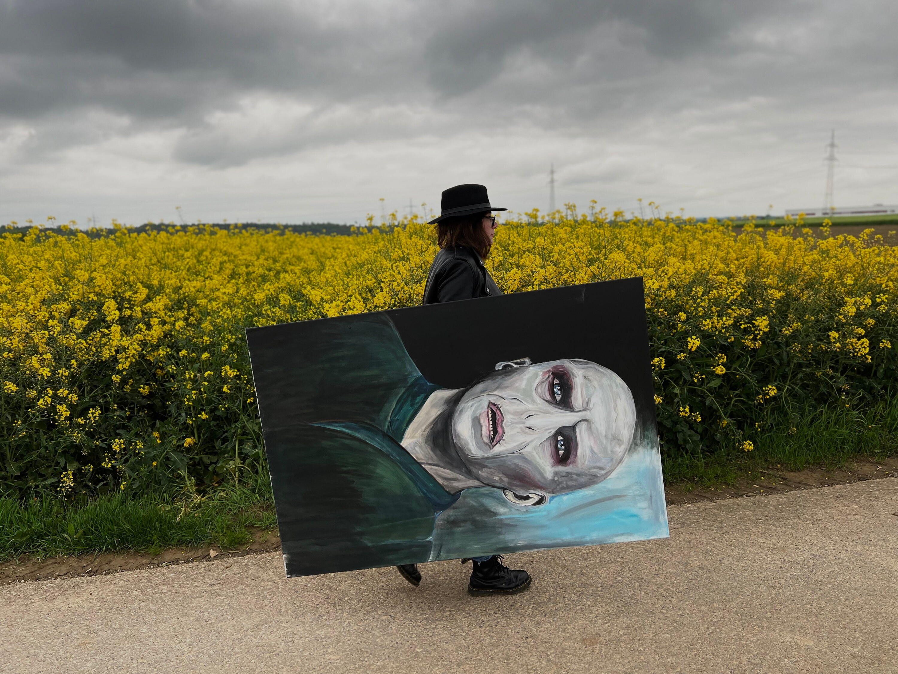 Avada Kadavra /lord Voldemort Painting /original Painting /harry Potter ...