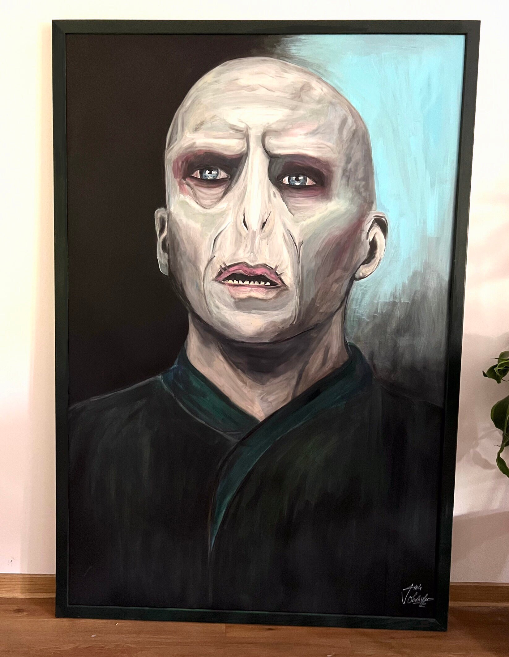 Avada Kadavra /lord Voldemort Painting /original Painting /harry Potter ...