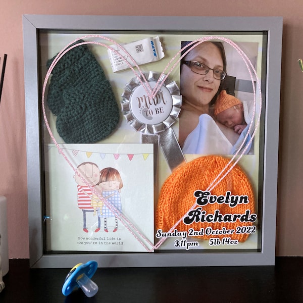 Personalised Box Frame - Etsy UK