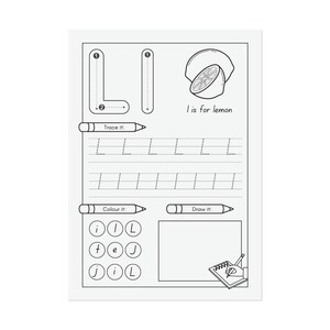 Kindergarten Alphabet Workbook| Letter Tracing| Kindergarten Worksheets ...