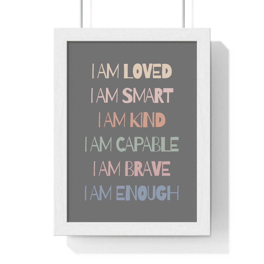 Grounding Poster| Positive Affirmations Poster| 3 Sizes Included ...