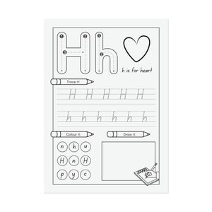 Kindergarten Alphabet Workbook| Letter Tracing| Kindergarten Worksheets ...