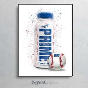 Prime Inspired LA Dodgers Digital Print Watercolour Wall Art Prime ...