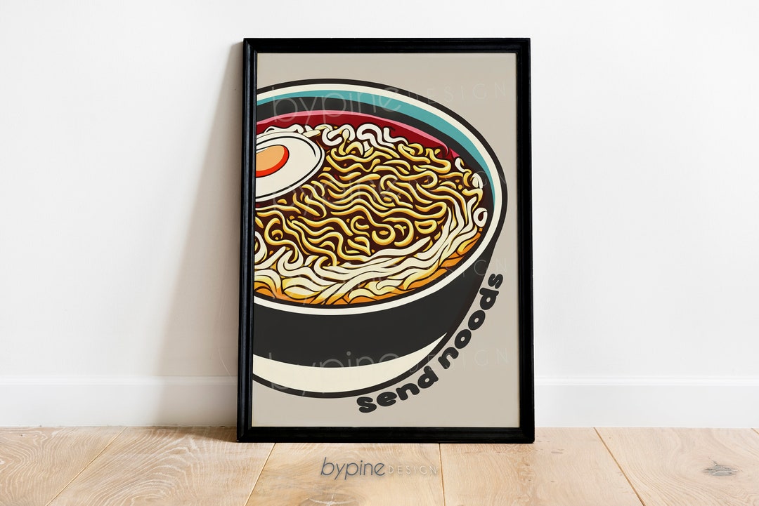 Send Noods Illustration Print Digital Art Instant Download Bedroom Wall ...