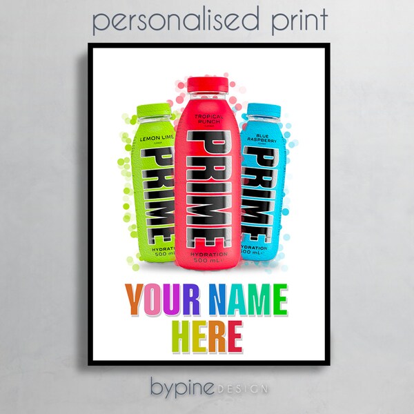 Custom Prime Bottle - Etsy
