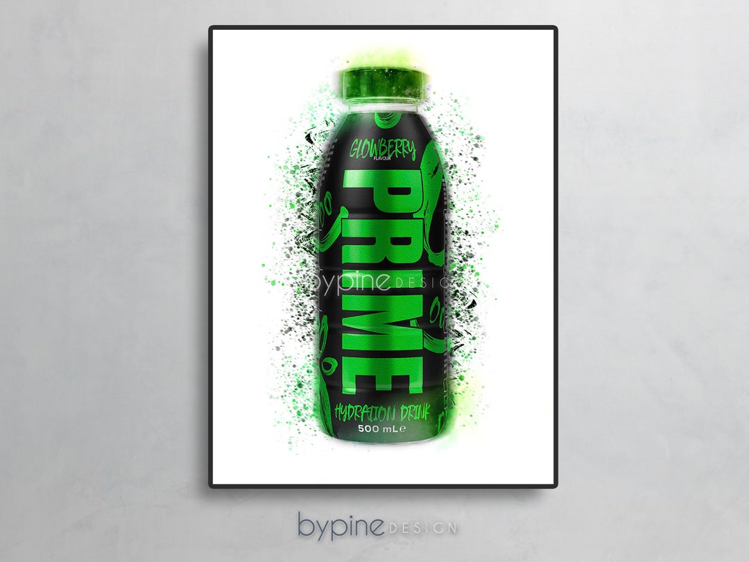 Prime Glowberry Digital Print Watercolour Wall Art Prime Hydration ...