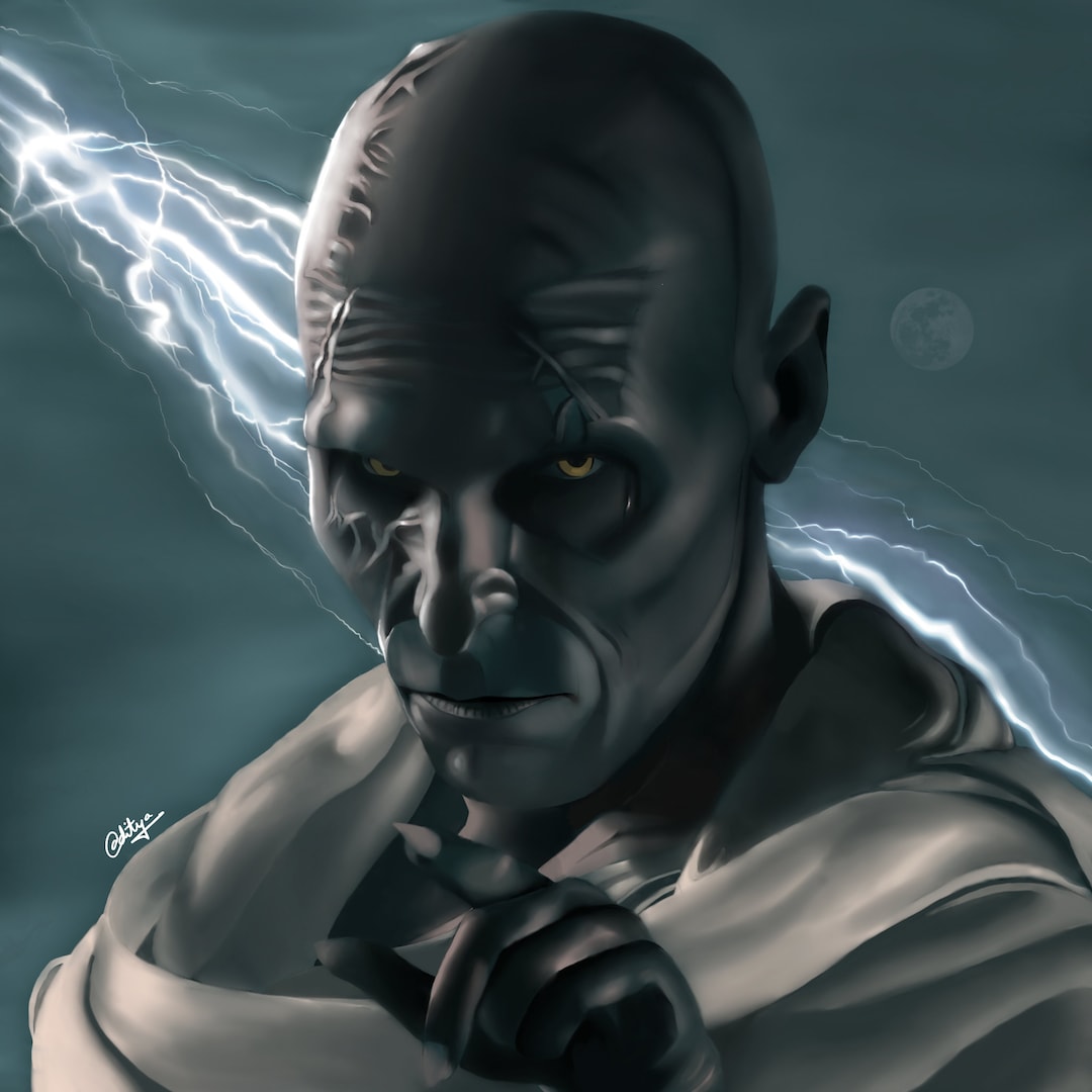 Digital Gorr Portrait Christian Bale Art - Etsy