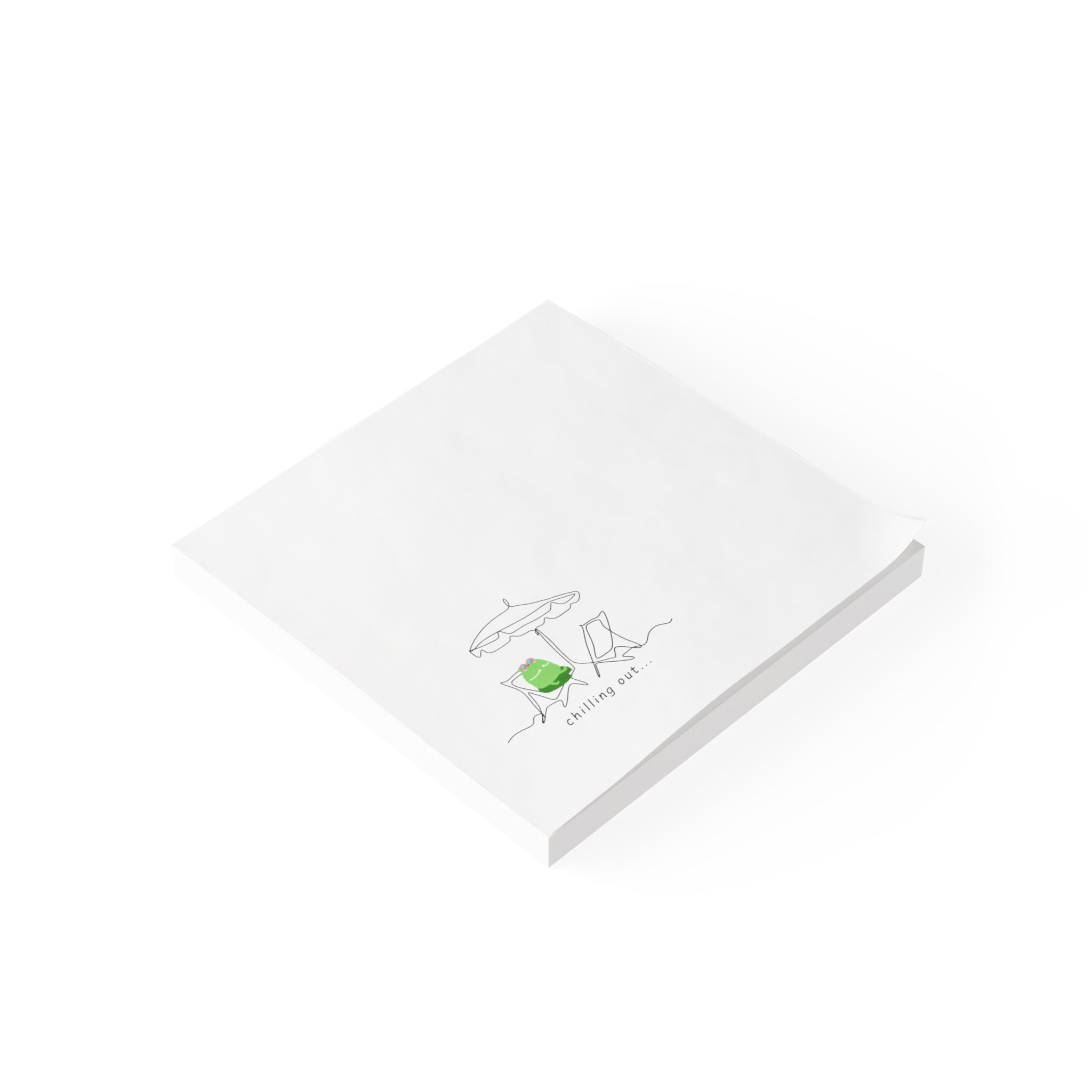 Chilling Frog Post-it® Note Pads - Etsy