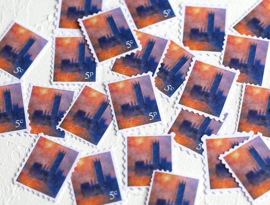 Printable Stamps, Houses of Parliament Stamps, Monet Painting Stamps ...