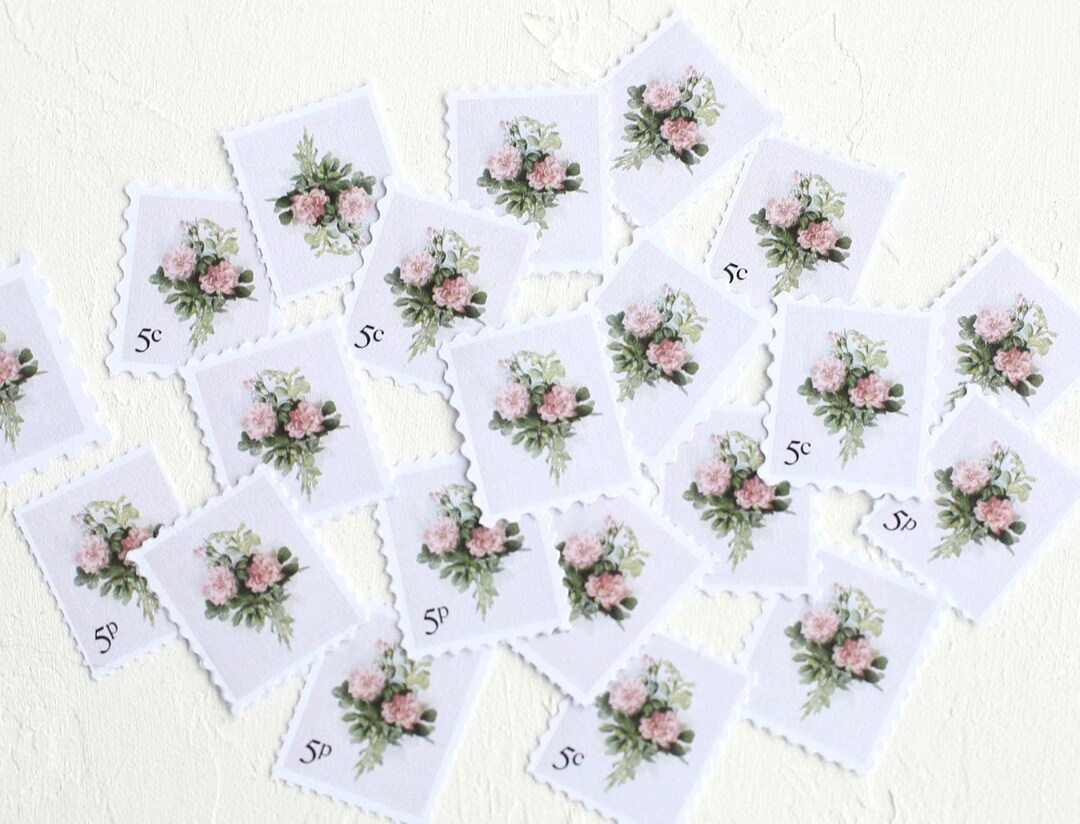 Vintage Roses Stamps, DIY Wedding Stationery Stamps, Vintage Roses ...