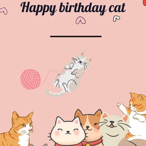 Printable Birthday Card Happy Birthday Card Printable . Digital ...