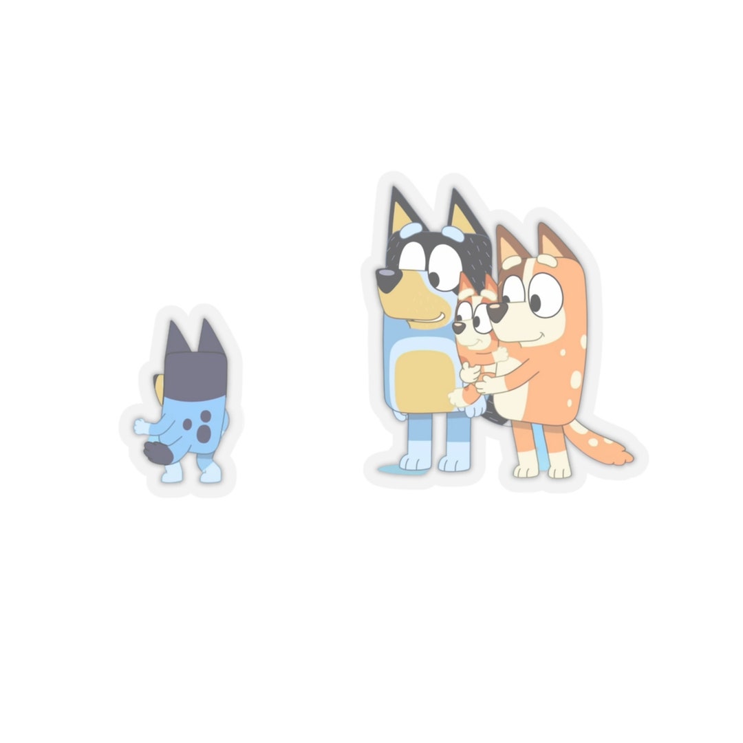 Bluey Kiss-cut Peel and Stick Decals Birthday Decorations - Etsy