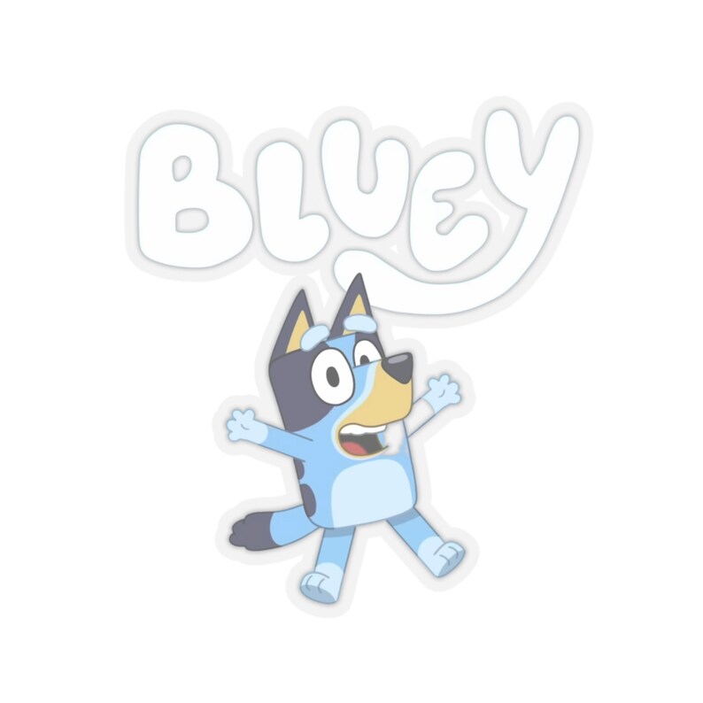 Bluey Kiss-cut Peel and Stick Decals, Birthday Decorations, Room Vinyl ...