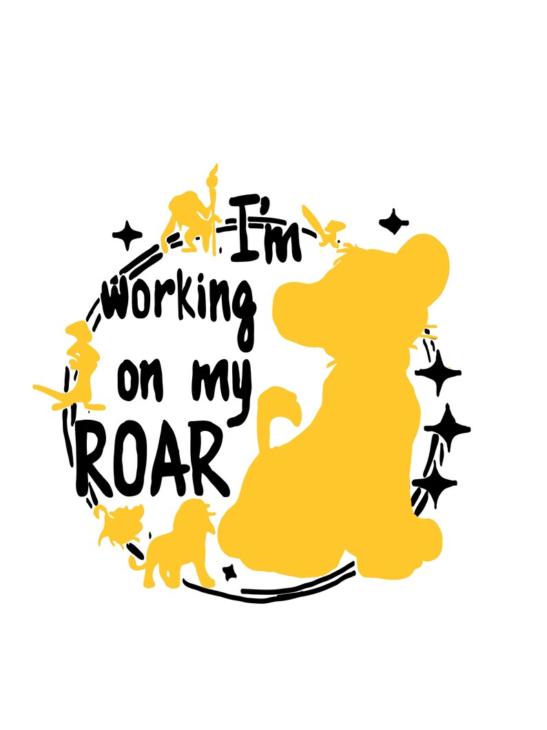 El rey león inspiró el archivo svg y png. Estoy trabajando en - Etsy México