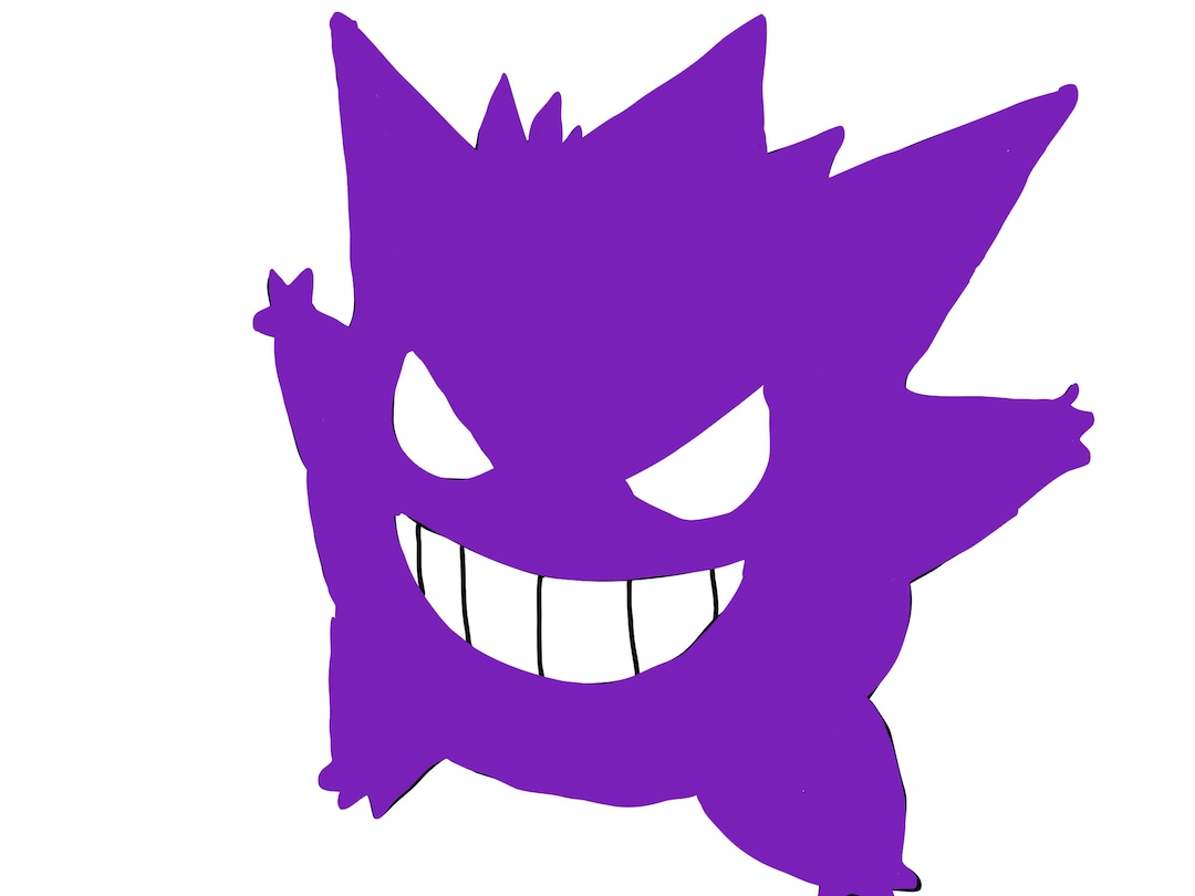 Pokemon Gengar Svg Digital Download - Etsy