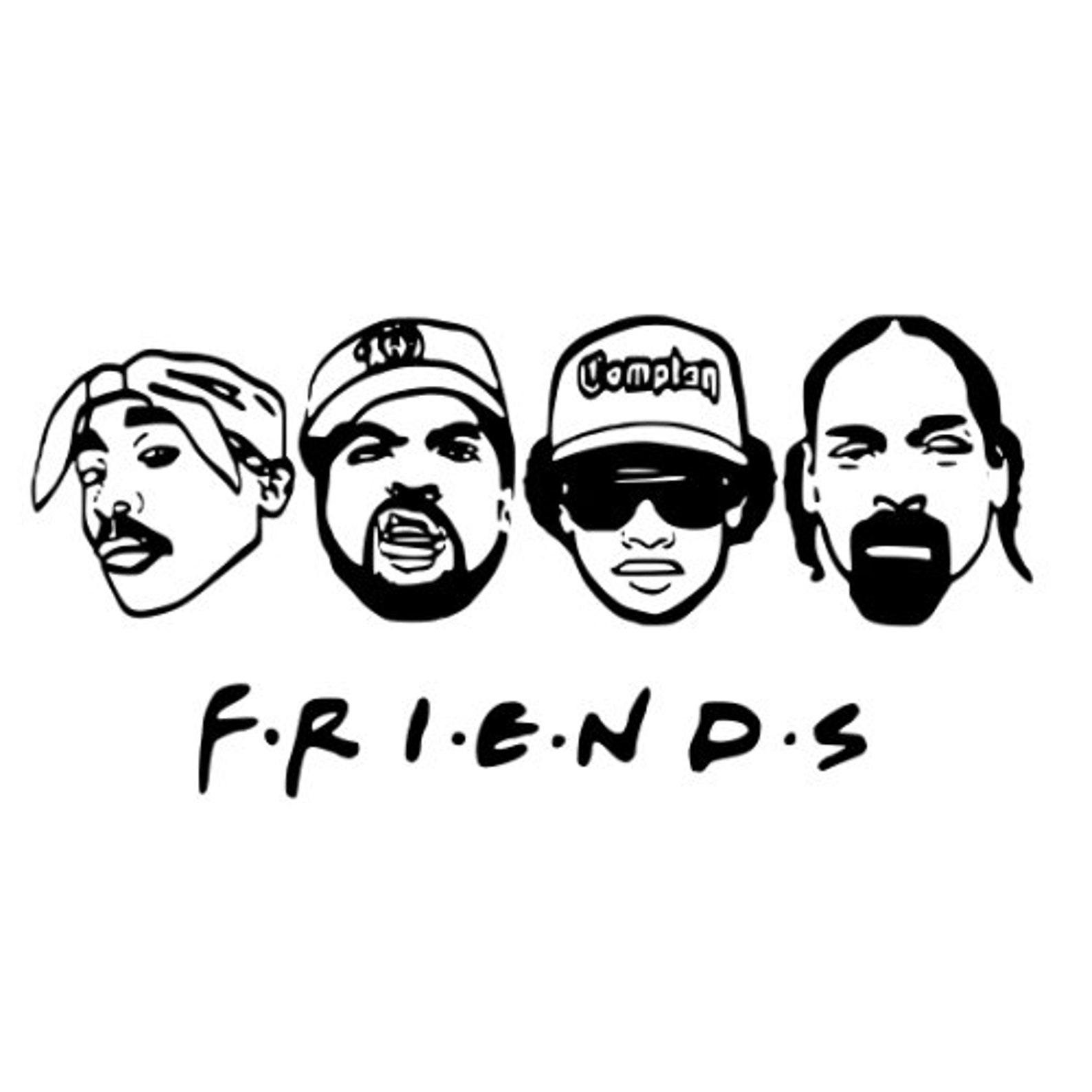 Rappers Friends Svg and Png - Etsy