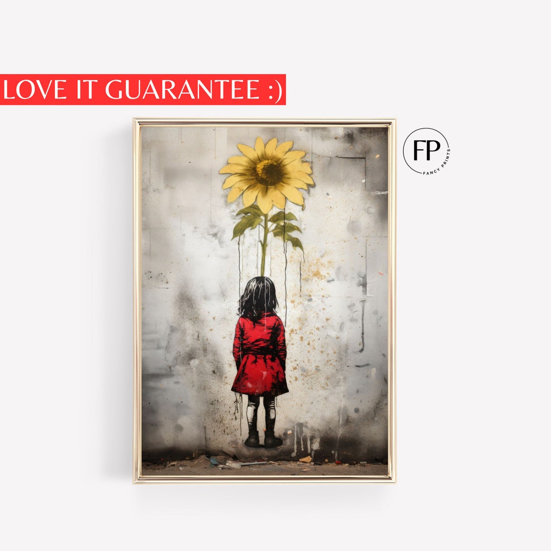 Banksy Art Print Banksy Style Art Urban Canvas Banksy - Etsy