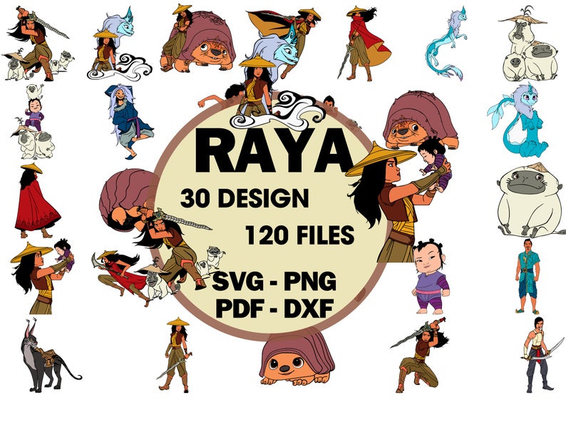 Raya SVG Raya and the Last Dragon Svg Bundle Raya Svg for - Etsy