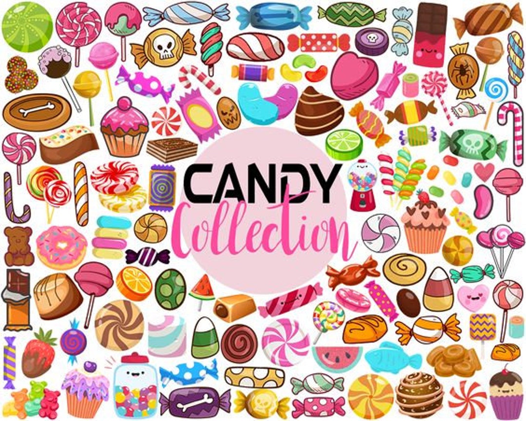 Candy SVG Bundle, Lollipop, Sweets Cut Files (instant Download) - Etsy