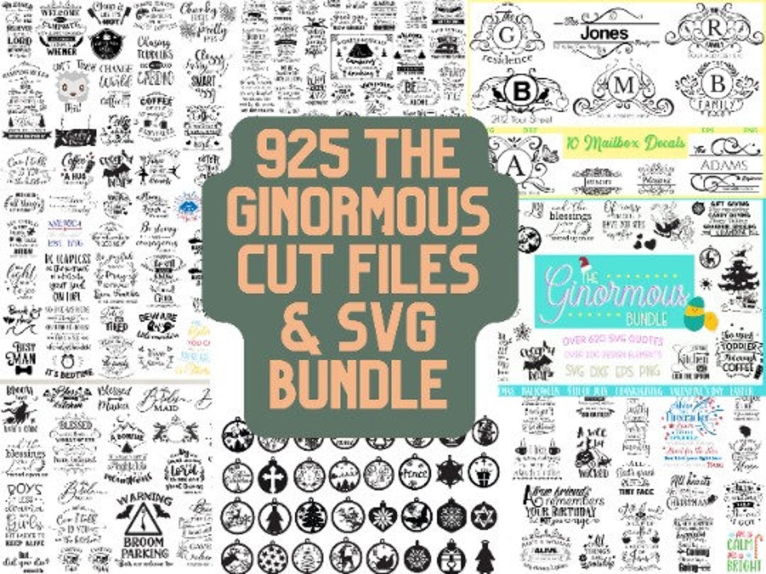 Ginormous SVG Pack/ T-shirt Designs SVG/ for Cricut/ Svg Files ...