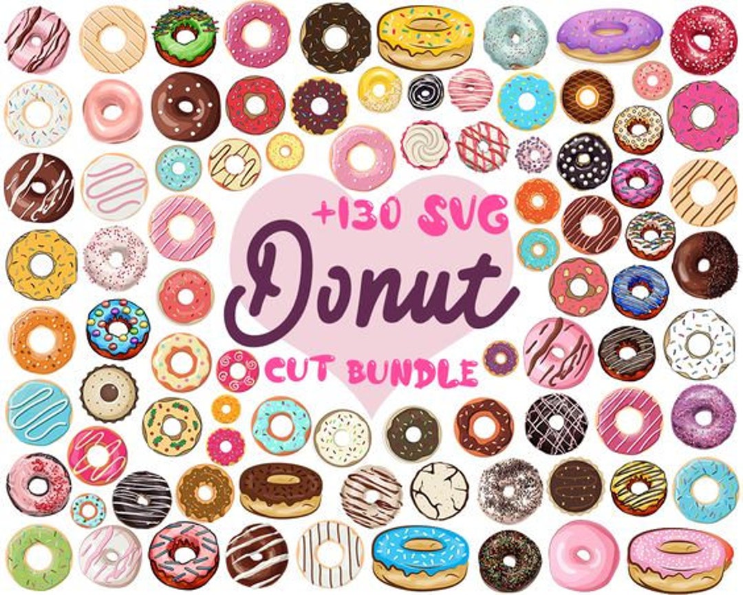 Donut SVG, Dount Cut File,doughnut,birthday,sprinkle Donut,printable ...