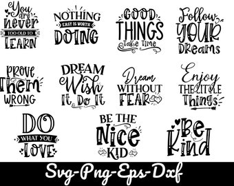 150 SVG Quotes Inspirational Motivational Empowering, Funny Inspiring ...
