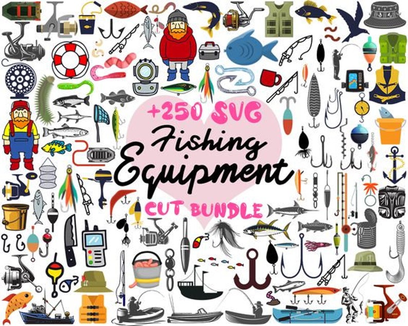 FISHING SVG Bundle FISHING Svg Cut Files for Cricut Fishing - Etsy