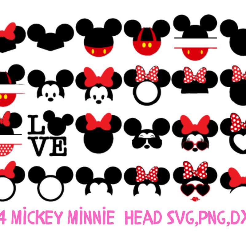 Mickey Mouse Ears Svg - Etsy