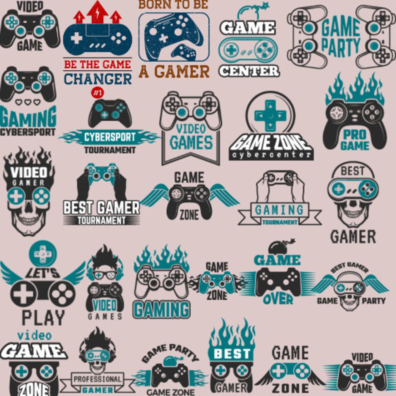 Gamer Svg Gamer Svg Bundle Gaming Svg Bundle Funny Gamer - Etsy