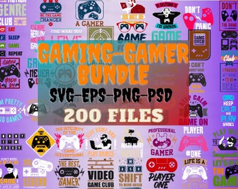 Gamer SVG Bundle, Funny Gamer SVG, Gamer Svg, Video Games Svg, Boys ...