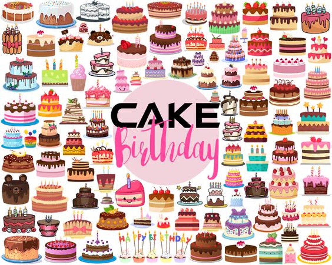 Cake SVG Bundle, Cupcake Svg, Birthday Cake Svg, Cake PNG Bundle, Cake ...
