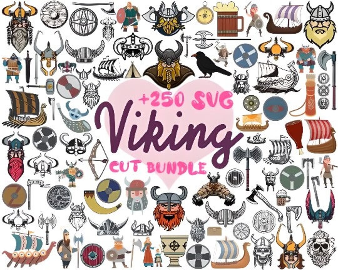 Celtic and Viking Svg Bundle, Valhalla Svg, Viking Bundle Clipart ...