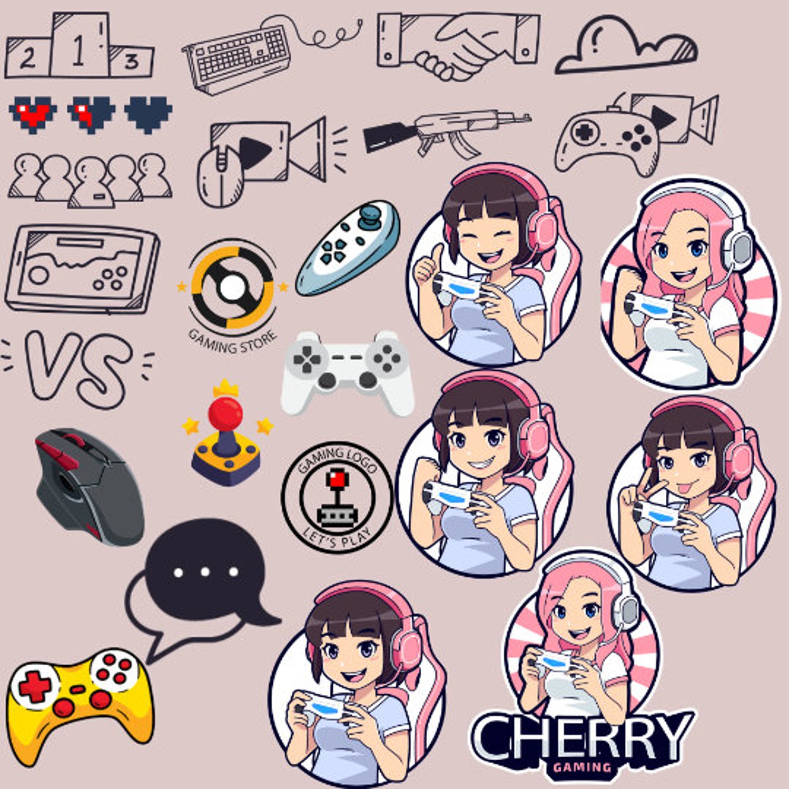 Gamer Svg Gamer Svg Bundle Gaming Svg Bundle Funny Gamer - Etsy