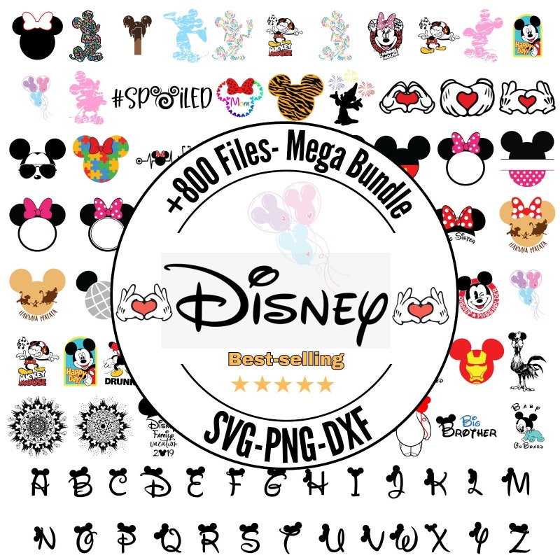 Mickey Mouse Svg - Etsy