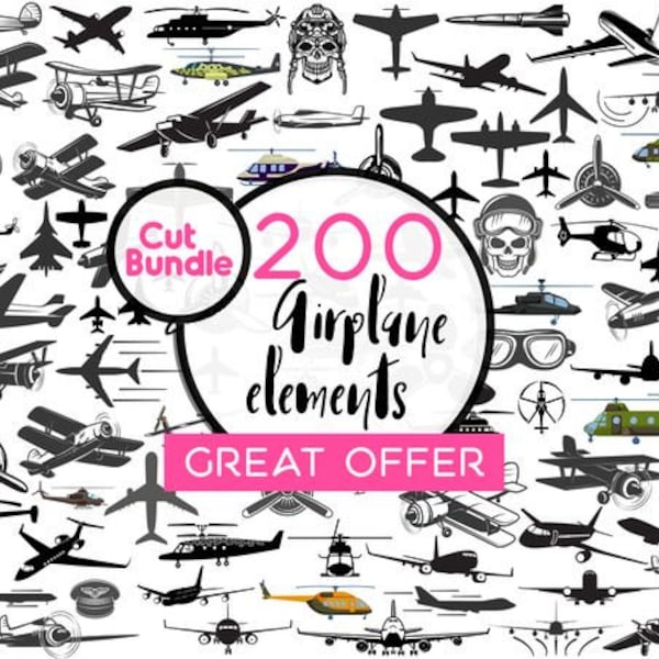 Airplane Cricut - Etsy