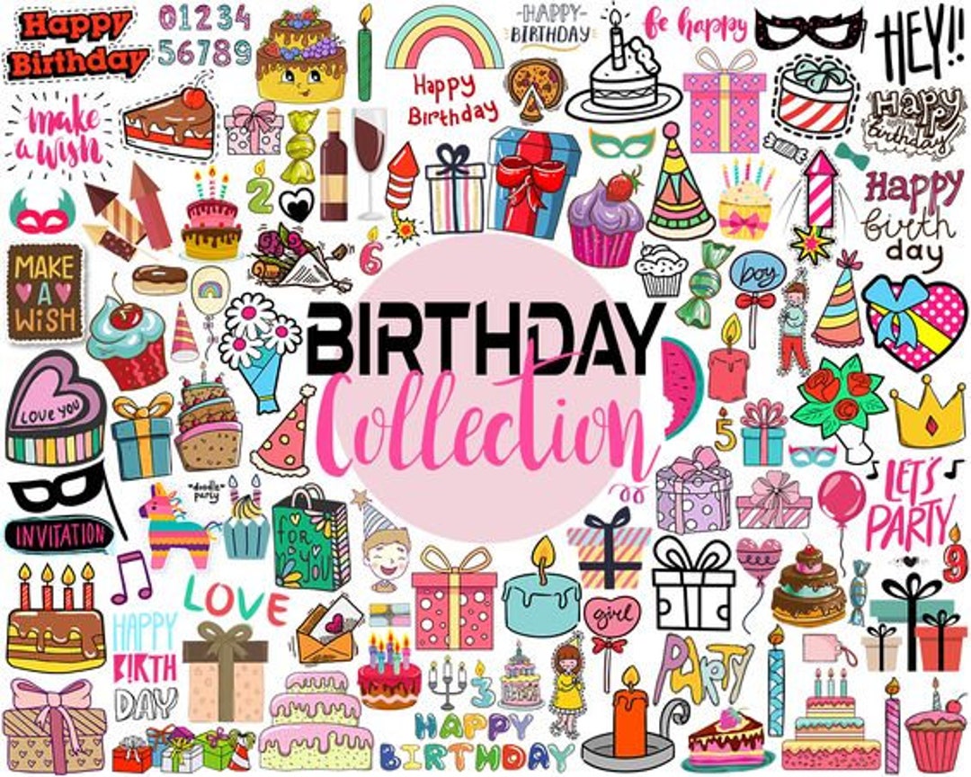 943 Happy Birthday Svg Bundle Collection Birthday Svg Birthday Party ...