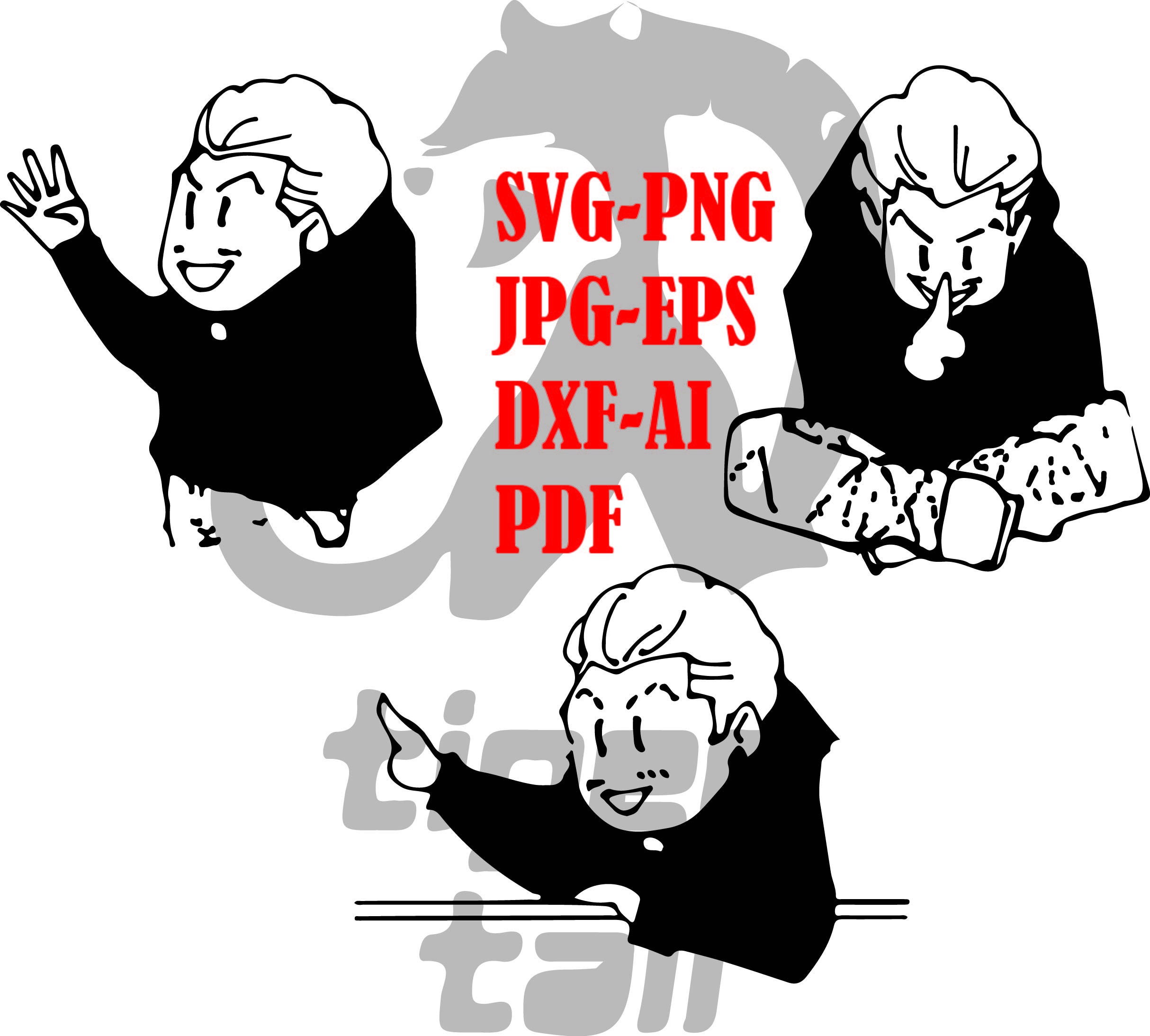 Kinji Hakari, Jujutsu Kaisen, Cute Hakari 7 Different Files: Svg-png ...