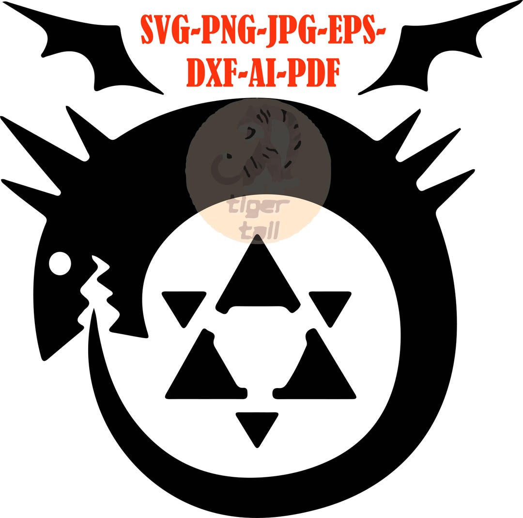 Fullmetal Alchemist Brotherhood- Homunculus Symbol- Anime-printable-svg ...