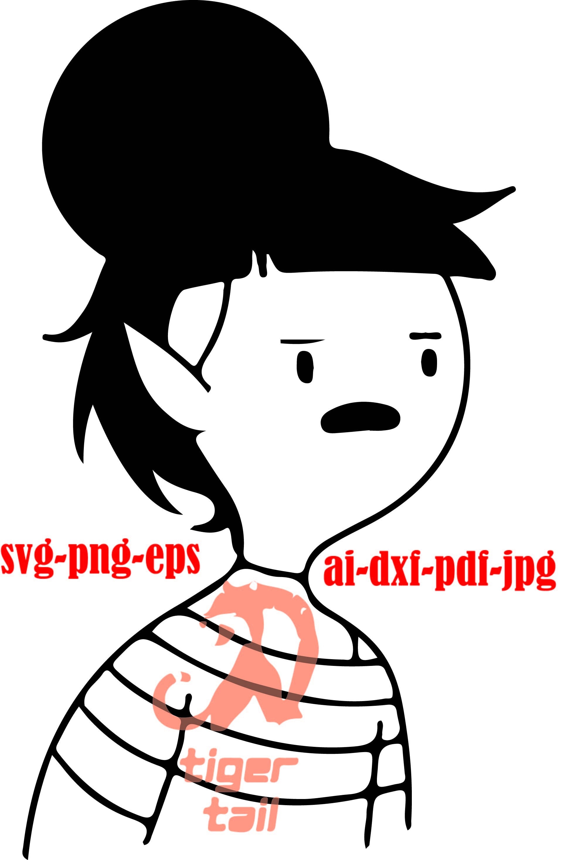 Adventure Time, Marceline the Vampire Quenn, 7 Different Files: Svg-png ...