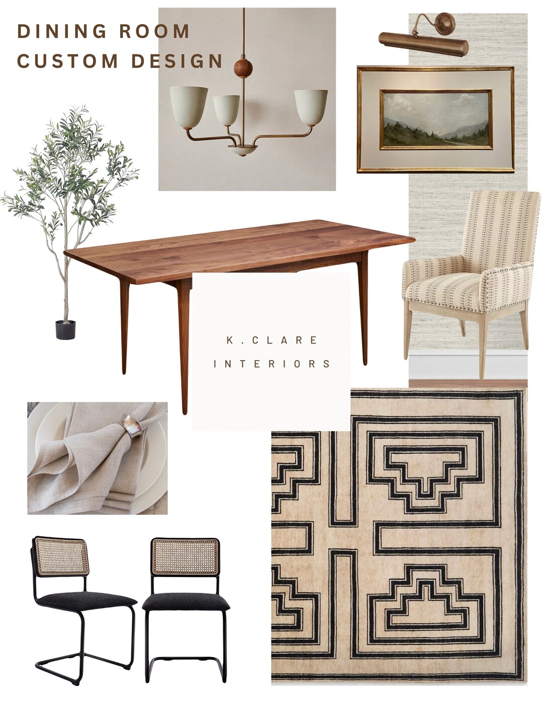 Interior Design Service | One Room Custom E-design | Custom Mood Board ...