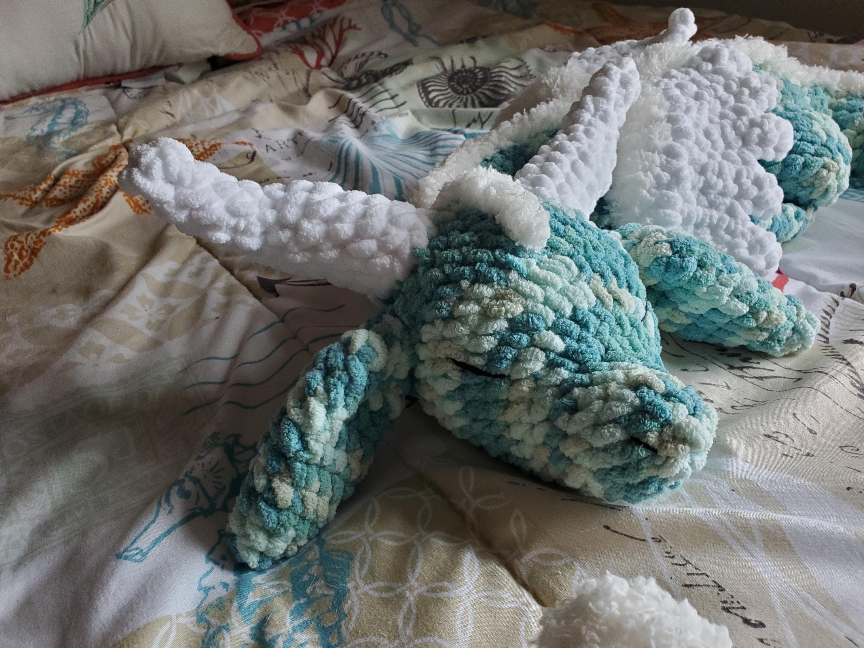 Crochet Winnie Dragon Plush - Etsy
