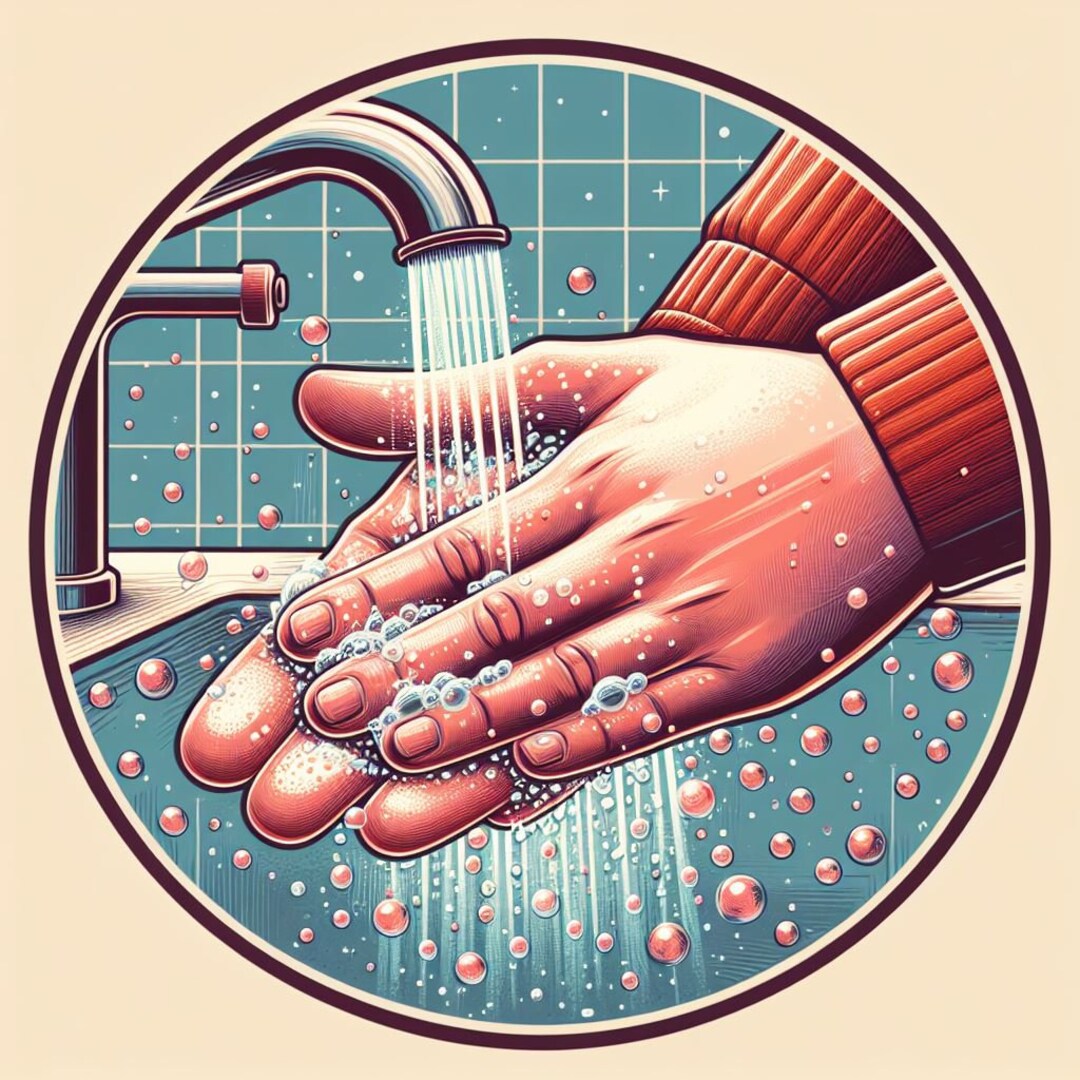 Wash Your Hands Drawing - Etsy