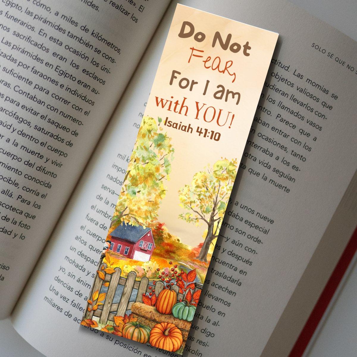 Fall-themed Bible Bookmarks | Printable Christian Bookmark | Christian ...