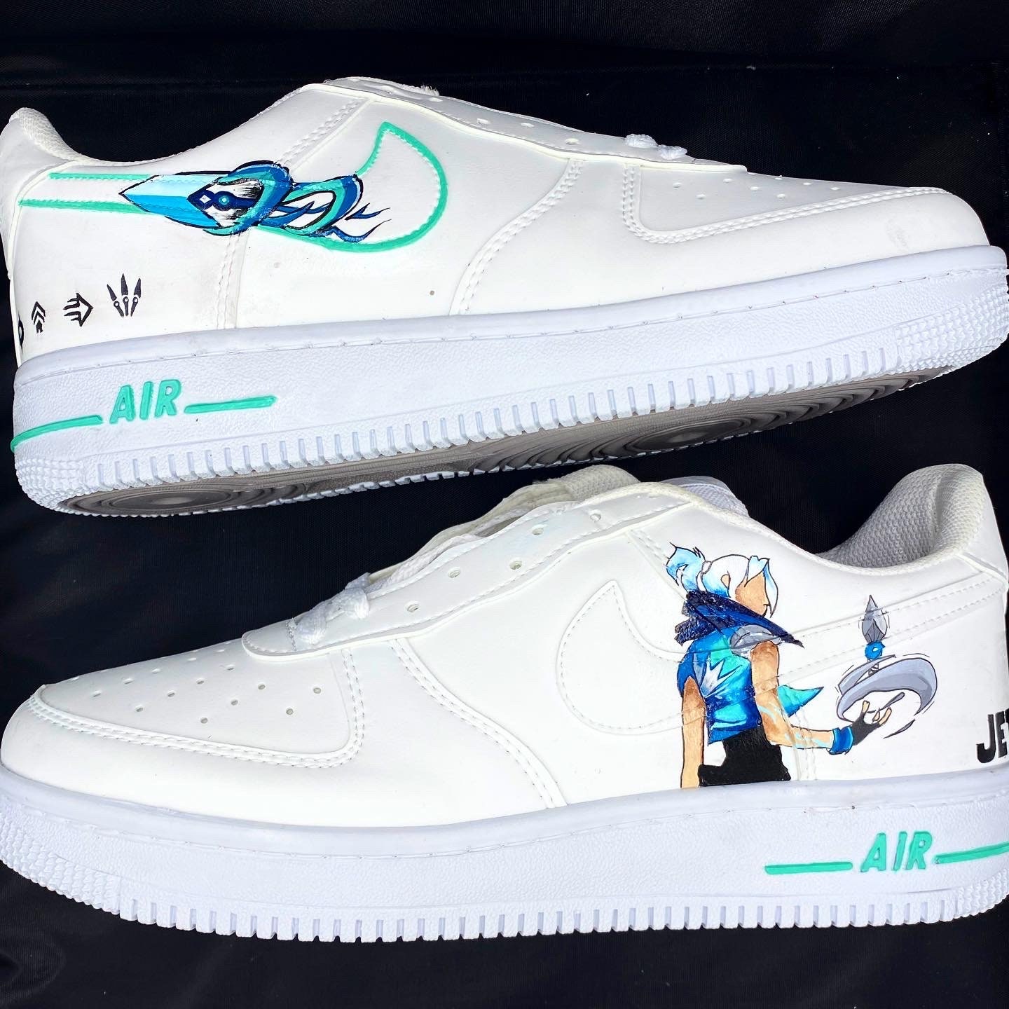 Valorant Jett Shoes Custom Nike Air Force 1 Sneakers - Etsy Australia