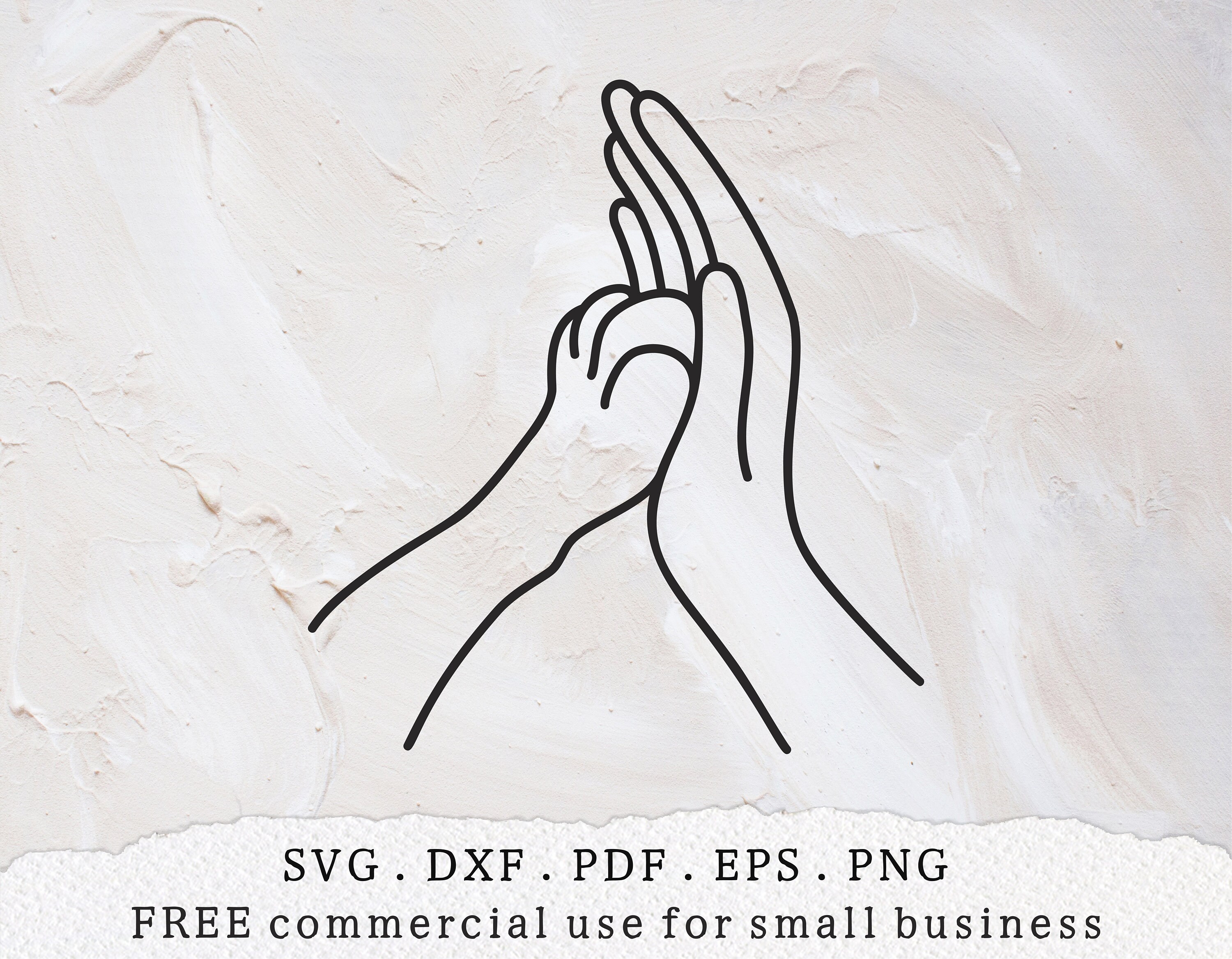 Paw and Hand Svg Dog Mom Svg Dog Paw Outline Svg Friendship - Etsy